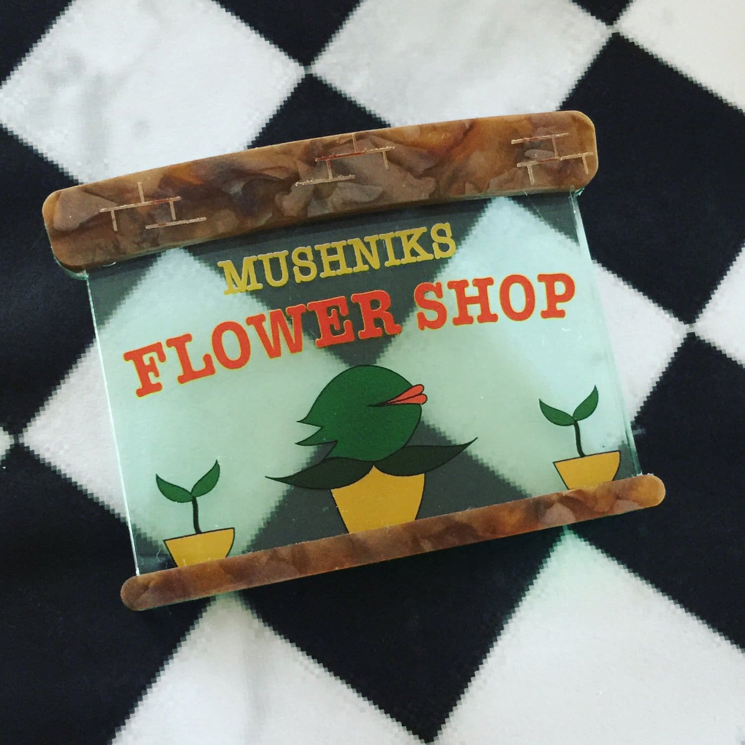 Mushnick's Flower shop Window Brooch - Wild Brooches