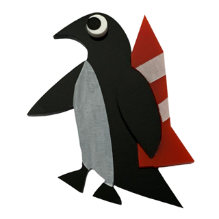 Rocket Penguin - Wild Brooches