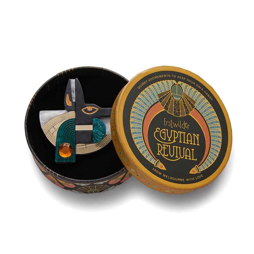 Master of Secrets Anubis brooch - Wild Brooches