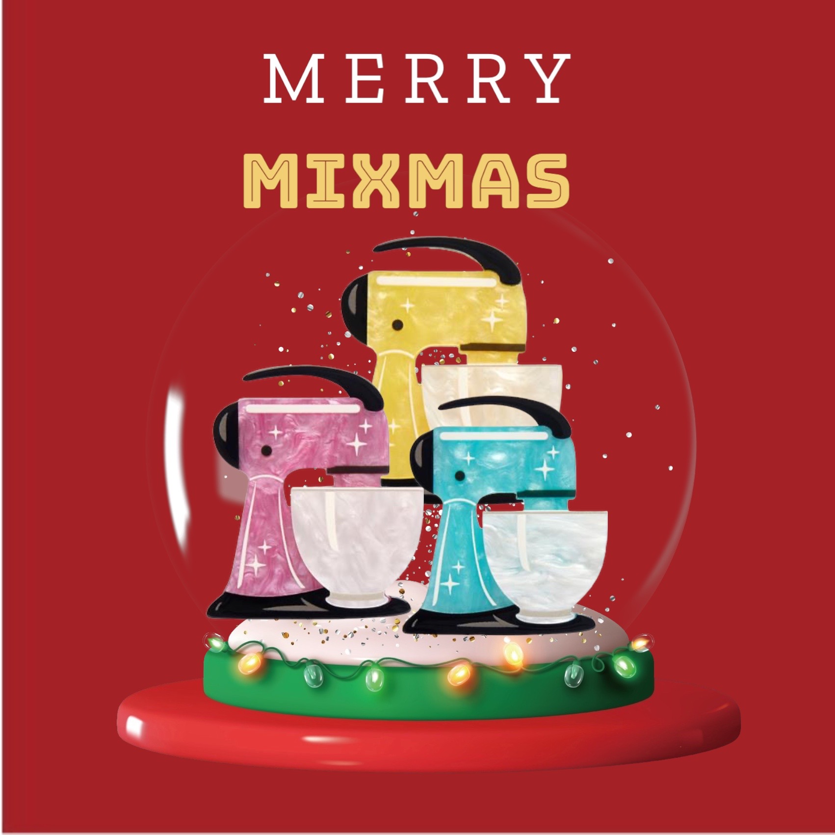 Merry Mixmas (mixer trio set) - Wild Brooches